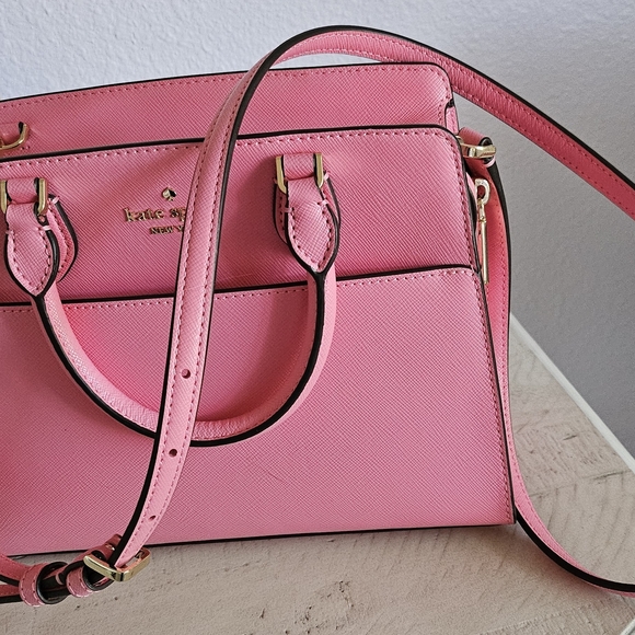 kate spade | Bags | Kate Spade Pink Satchel With Gold Accents | Poshmark
